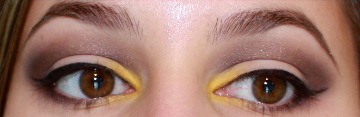 Yellow Eyeshadow Tutorial | Shameless Fripperies