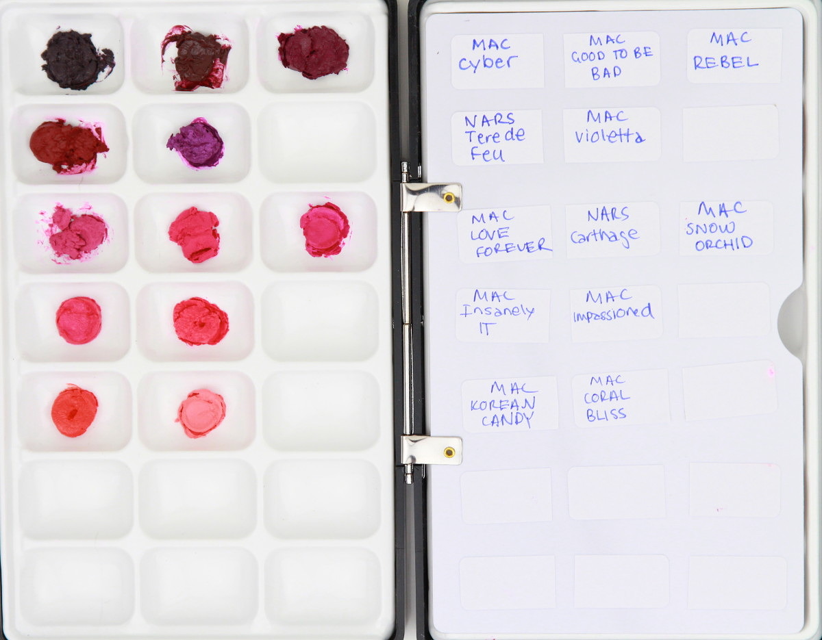 Lipstick Palette Update | Shameless Fripperies